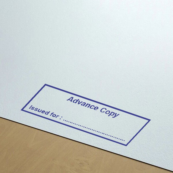 Buy Advance Copy Customized Self Inking Pre-Inked Rubber Stamp ...